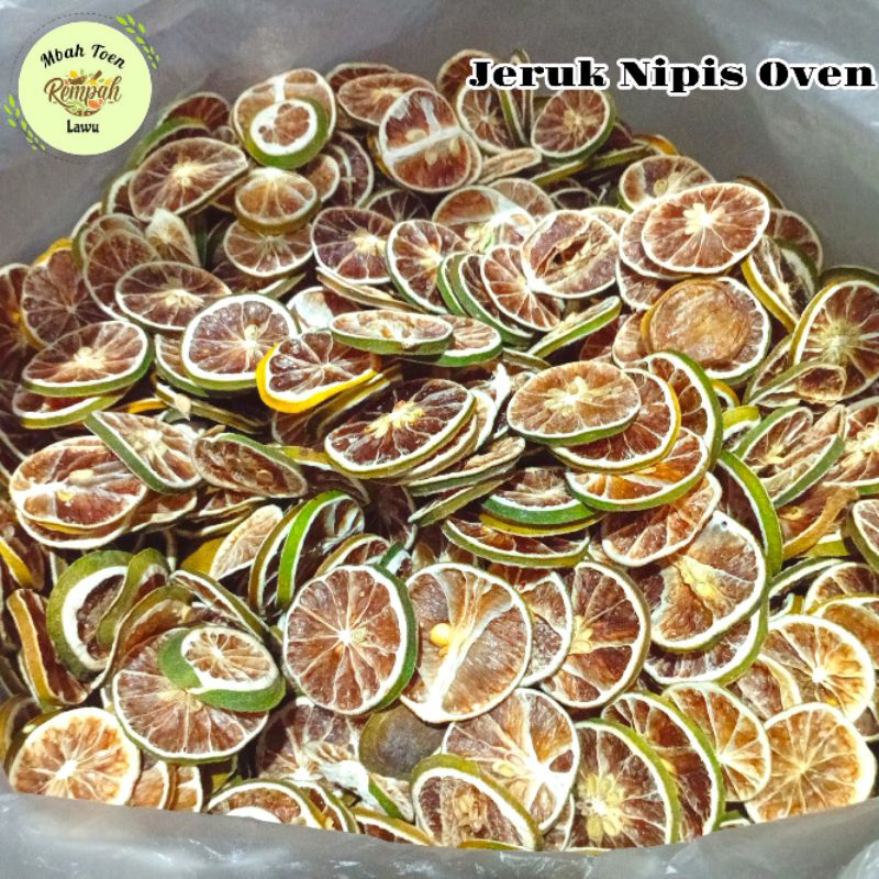 Jual Dehydrated Lime Slice Oven 1kg/Jeruk Nipis Kering Oven 1kg ...