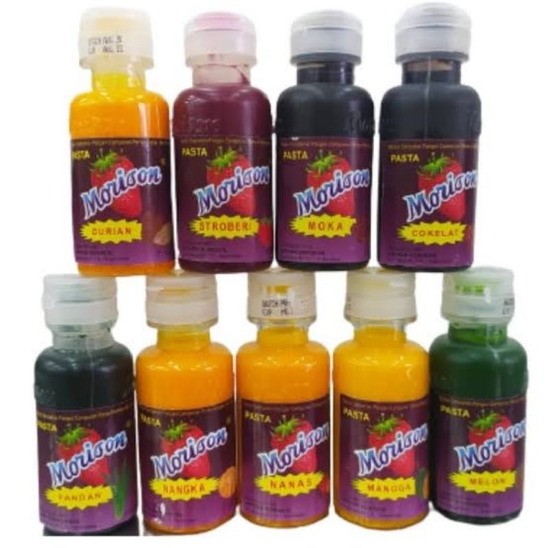 Jual MORISON PASTA PERISA SIRUP ES BUAH ROTI KUE CAKE CAIR SYRUP ICE ...