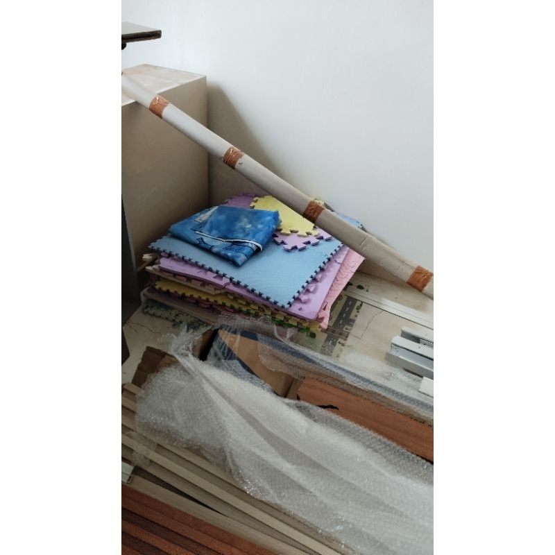 Jual preloved bekas matras evamet 60x60cm tebal 1 cm karpet | Shopee ...