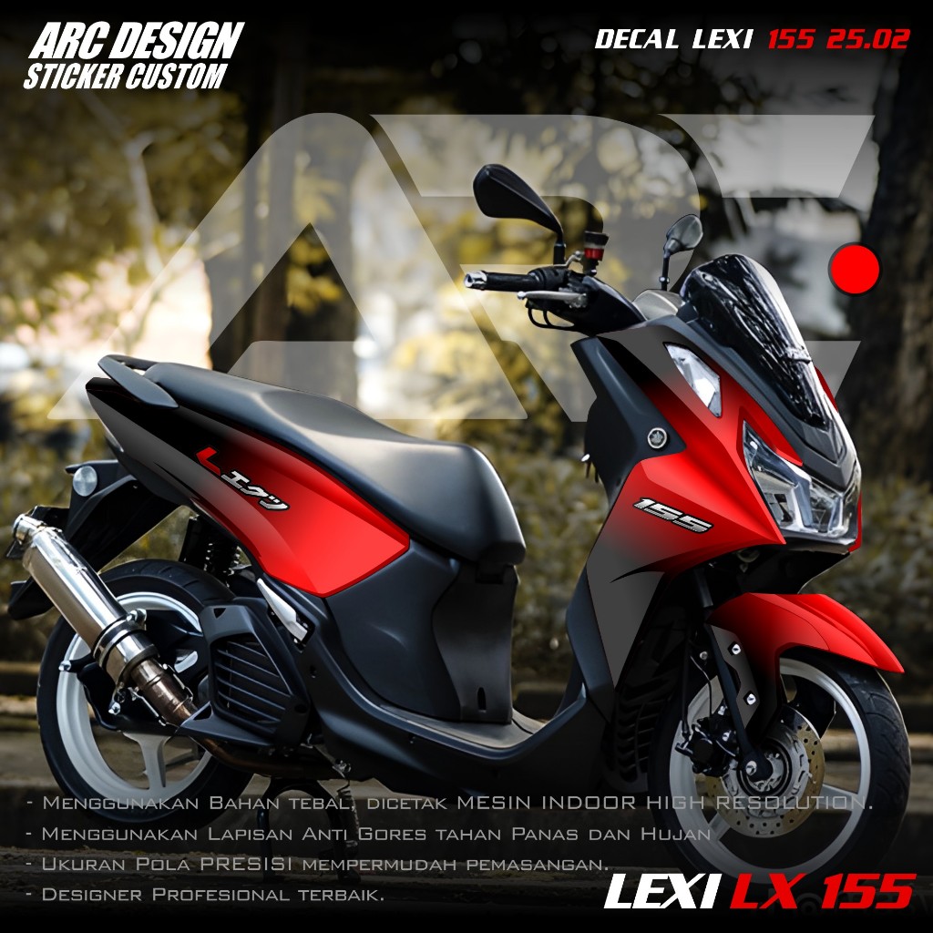 Jual (PROMO COD) TERBARU Decal Sticker Yamaha Lexi LX 155 2024 2025 ...