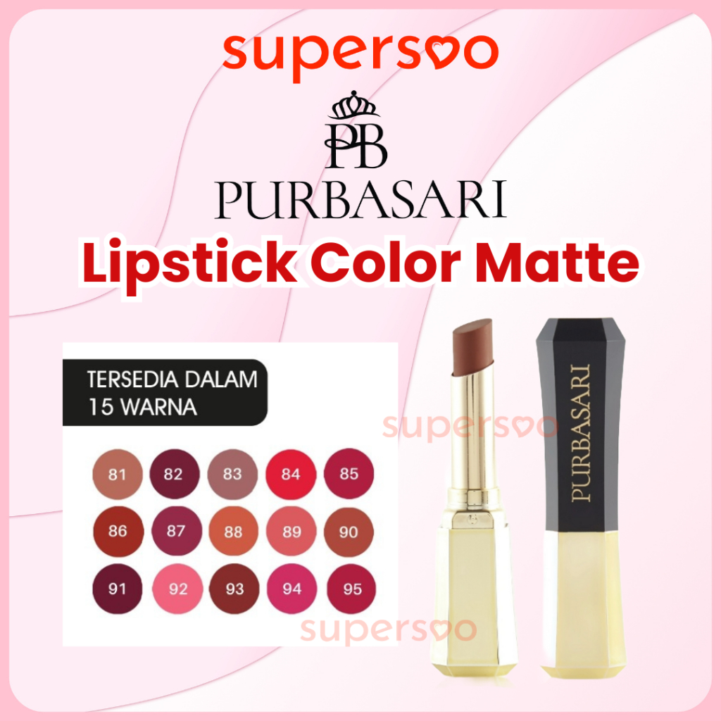 Jual Purbasari Lipstick Color Matte | Shopee Indonesia