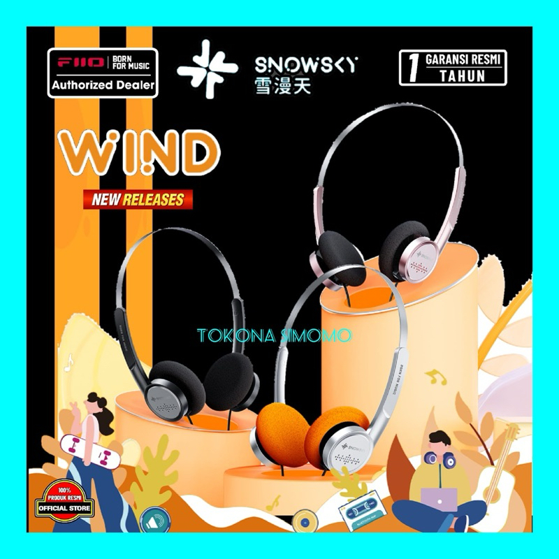 Jual FiiO Snowsky Wind 40mm Dynamic Driver Retro Wired Headphone | Shopee Indonesia