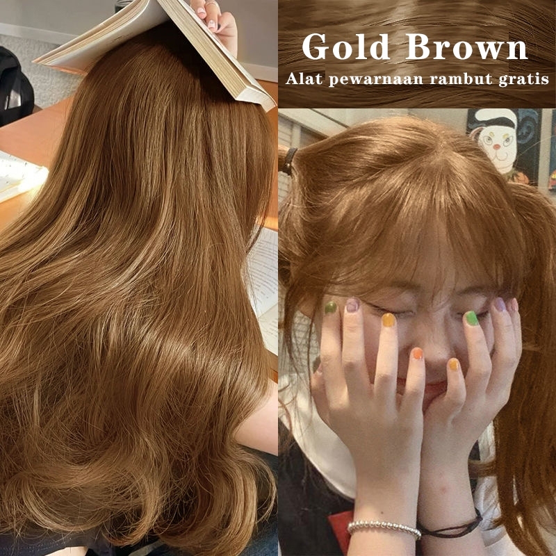 Jual Cat Rambut Tanpa Bleacing Cat Rambut Pink Brown Pewarna Rambut ...