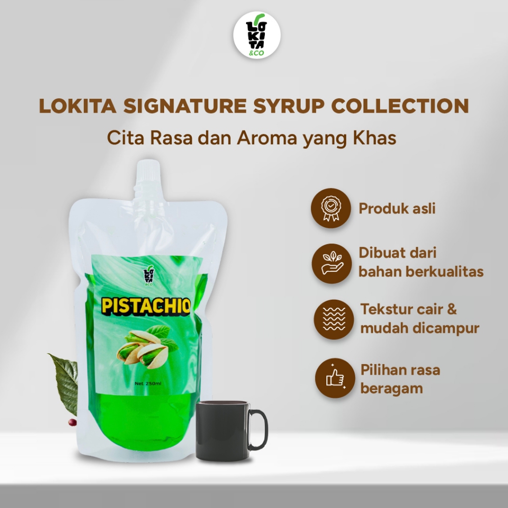 Jual Gourmet Syrup Collection Lokita Netto 250g Varian Sea Salt Caramel ...
