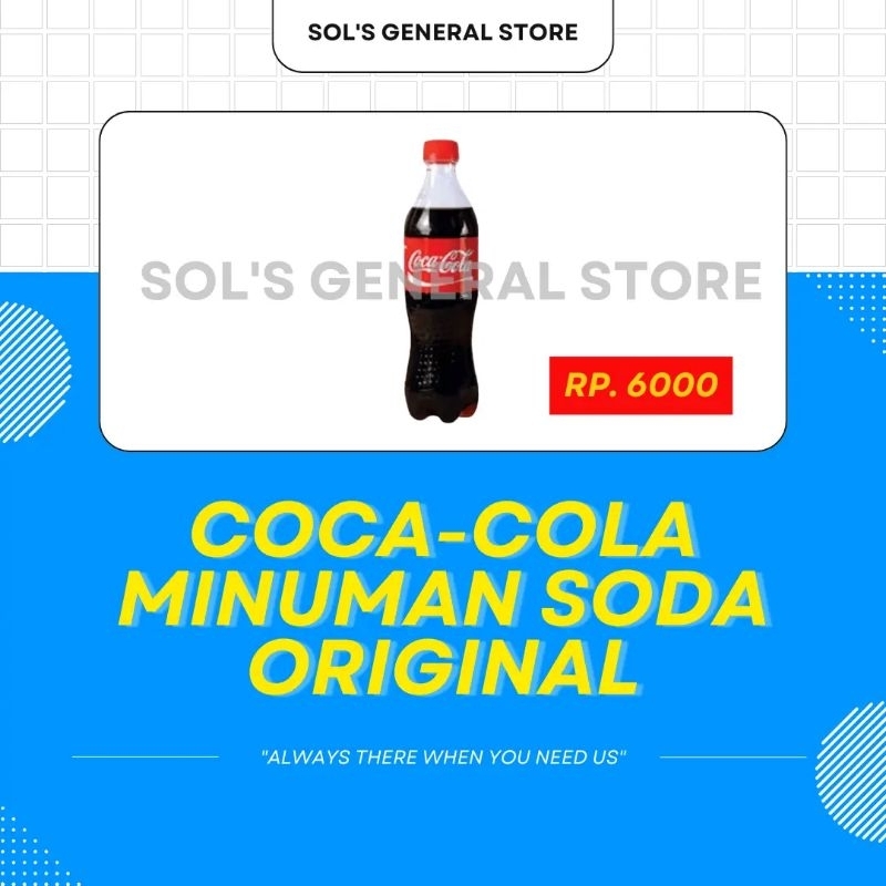 Jual Coca-Cola Minuman Soda Original - Botol 390ml | Shopee Indonesia