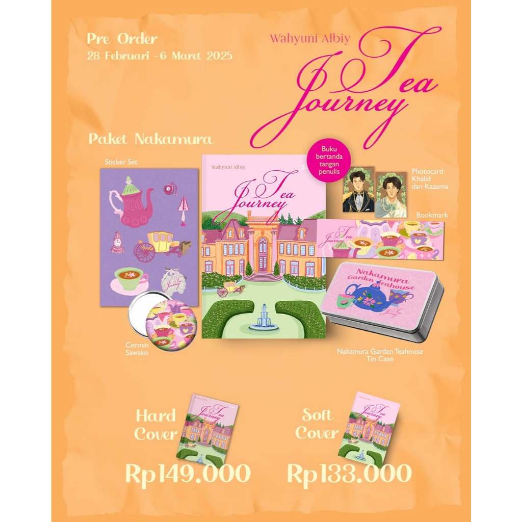 Jual Pre Order Novel - TEA JOURNEY - Wahyuni Alby - Bukune | Shopee Indonesia