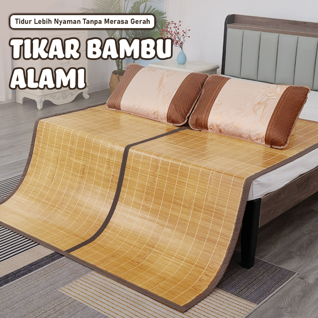 Jual Tikar Lipat Bambu Premium Pendingin Lantai - Tikar Bambu Import Anti Panas Alami || X7A1 ...