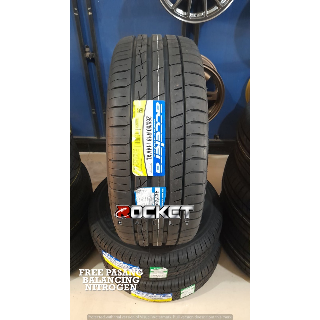 Jual Ban Mobil Tubles Ring 18 Ukuran 265/60 Merk ACCELERA IOTA ST68 Ban ...