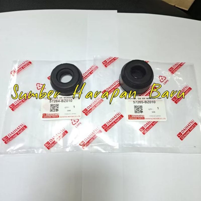 Jual Karet Cabin Mounting Atas Bawah Gran max Grand Max Luxio 1 Set 2pc ...