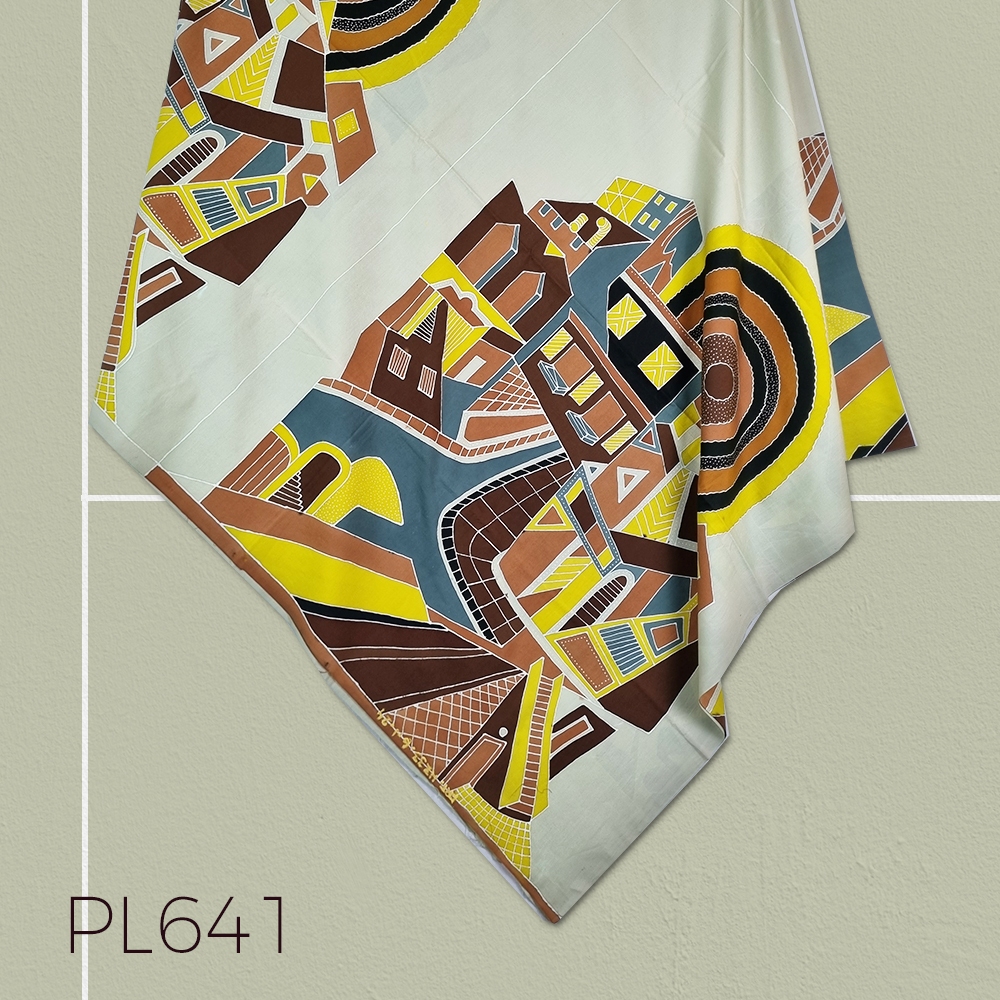 Jual Kain Batik Tulis Mahkota Laweyan Pola Abstrak Arsitektur 2meter ...
