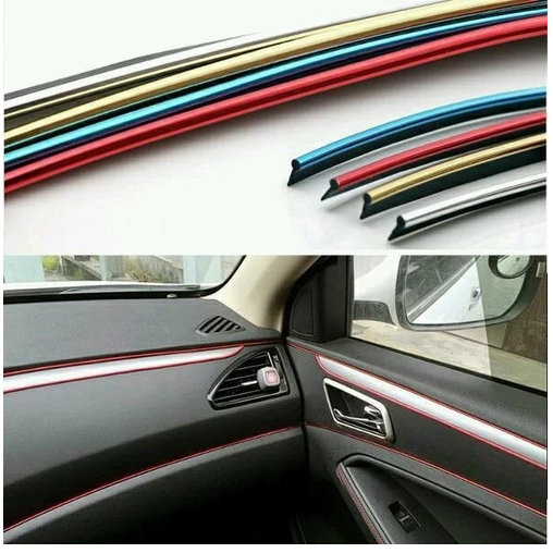 Jual List Dekorasi Interior Dashboard Trim Mobil Moulding Strip ...