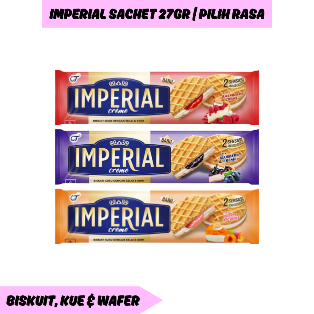 Jual Imperial Creme Biskuit Sandwich dengan Selai Berbagai Varian Pilih Rasa | Shopee Indonesia