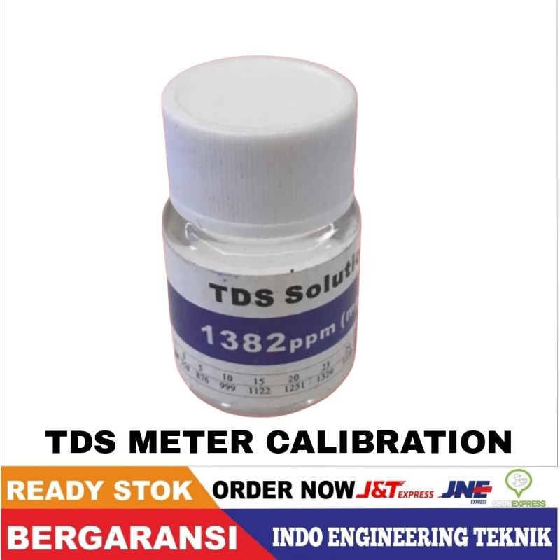 Jual TDS Meter Calibration Liquid - Cairan kalibrasi TDS Solution (2 pcs) | Shopee Indonesia