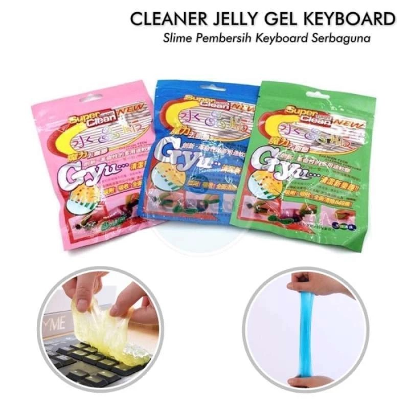 Jual Gyuu Cleaner Jelly Gel Keyboard Slime Pembersih | Shopee Indonesia
