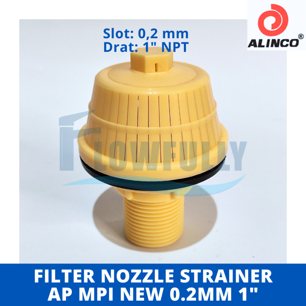 Jual FILTER SARINGAN NOZZLE 0.2 1 INCH NPT ALINCO ABS PLASTIK PENYARING ...