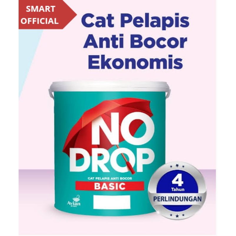 Jual CAT TEMBOK NO DROP BASIC 1KG TERMURAH ORIGINAL TINTING Oplosan ...