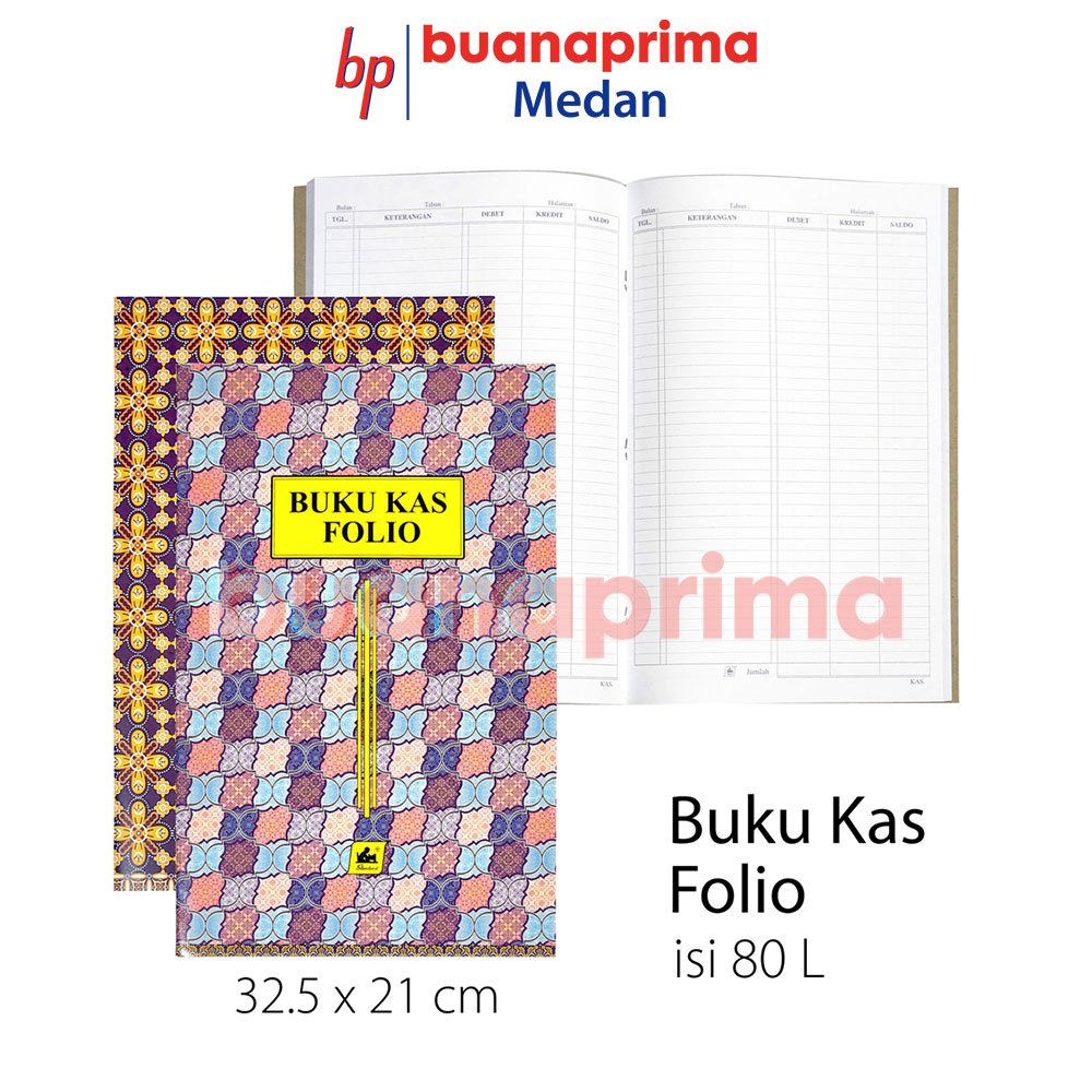 Jual Buku KAS STANDARD FOLIO 80 Lembar Soft Cover Buku Keuangan Kredit ...