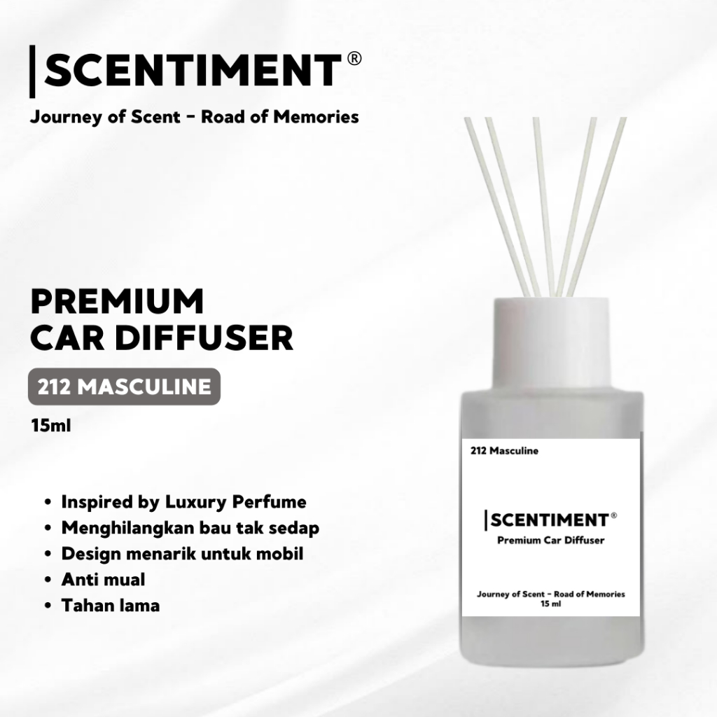 Jual SCENTIMENT - 212 Masculine - Pengharum Mobil Premium - Parfum ...
