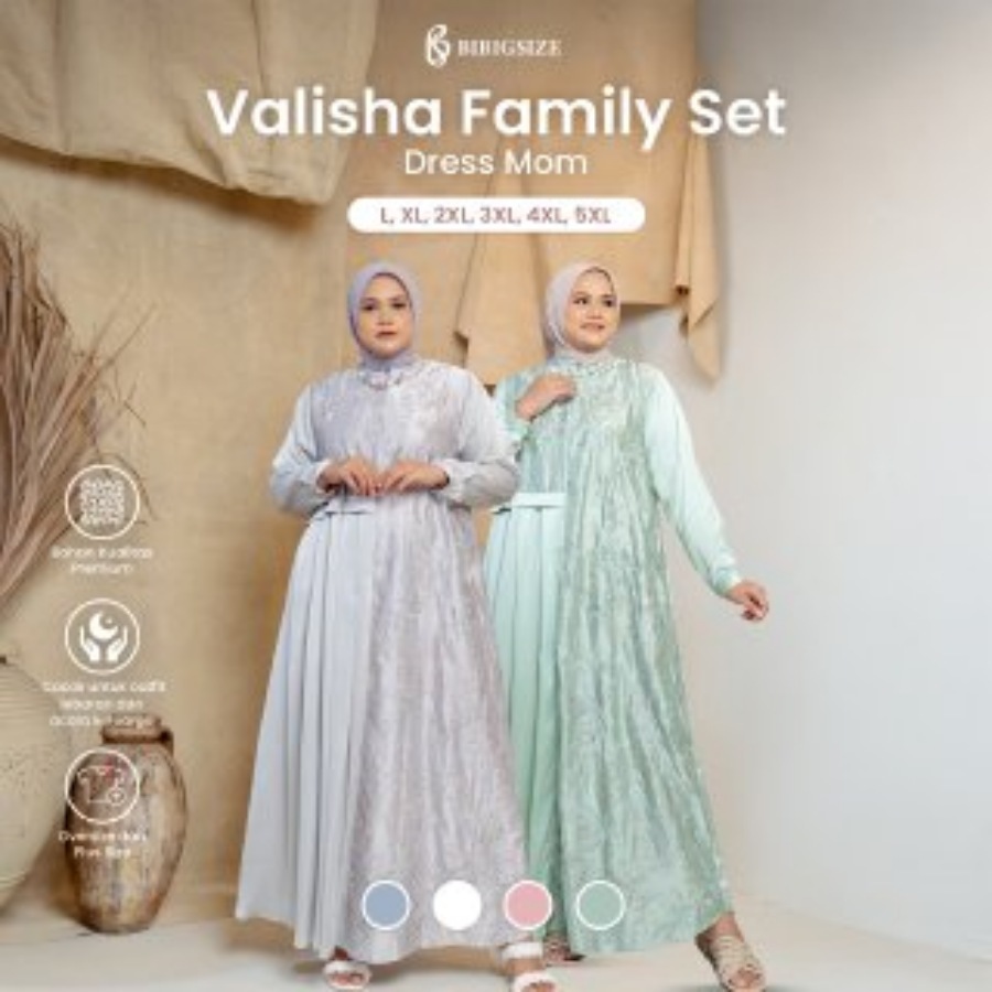 Jual Bibigsize - Valisha Dress | Dress Baju Bigisze Jumbo | Shopee ...