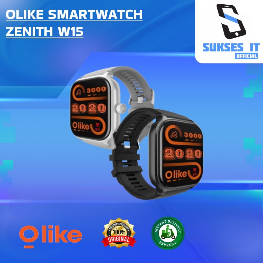 Jual OLIKE SMARTWATCH ZENITH W15 2.01 INCH HD GARANSI RESMI | Shopee ...