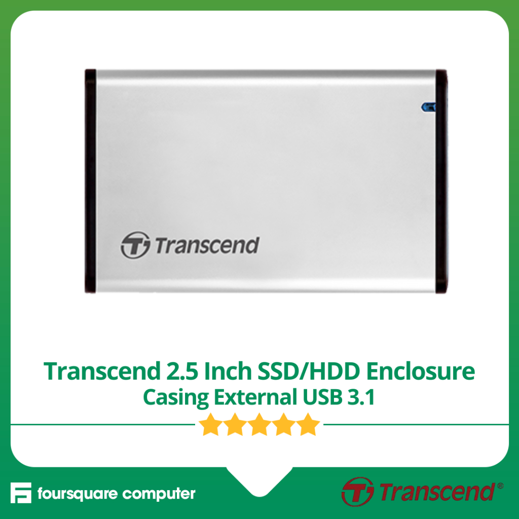 Jual Transcend 2.5 Inch SSD/HDD Enclosure Casing External USB 3.1 ...