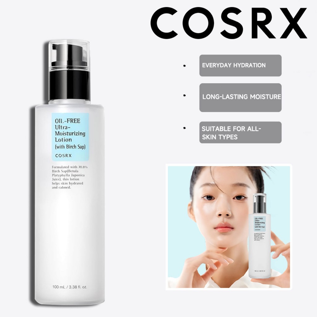 Jual Cosrx Oil Free Ultra Moisturizing Lotion (with Birch Sap) Skin Care 100ml | Shopee Indonesia