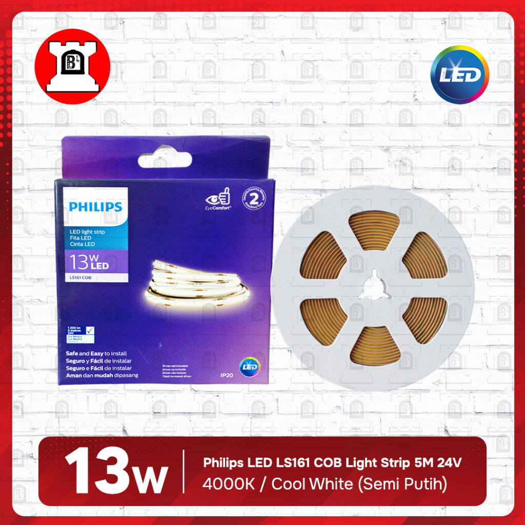Jual Philips LED LS161 COB Light Strip 13W 5M 24V | Shopee Indonesia