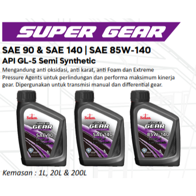 Jual Oli Transmisi Super Gear SAE 90 1 Liter Seiken Japan | Shopee ...