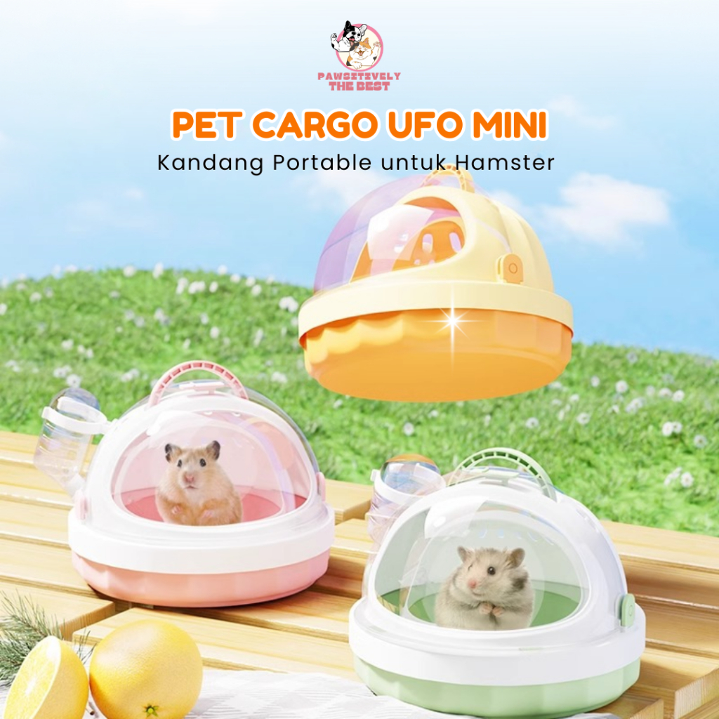 Jual Pet Cargo Hamster Model UFO Mini - Hamster Cage - Kandang Travel ...