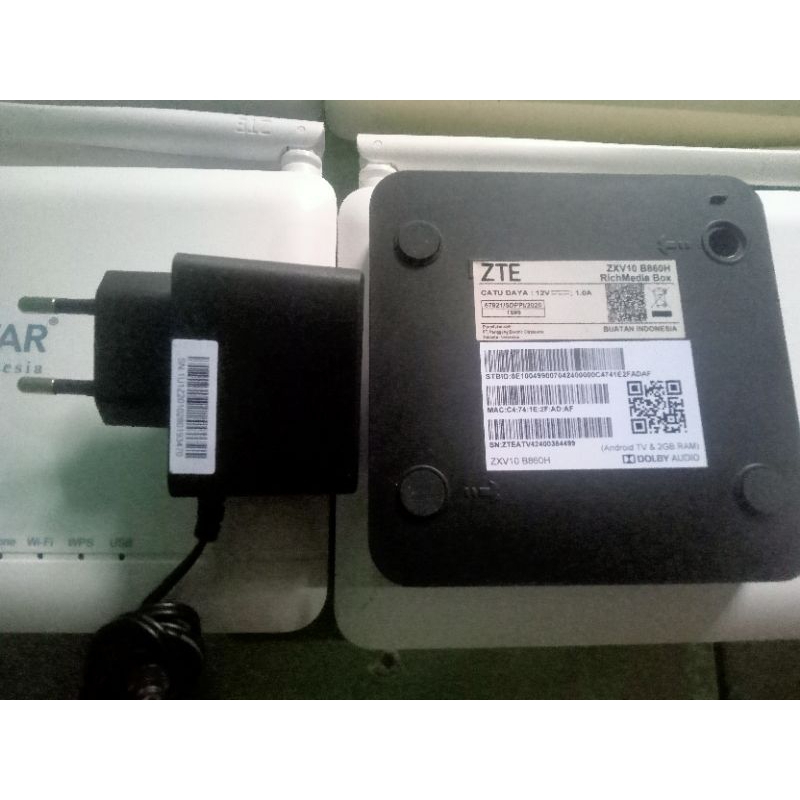 Jual router modem Stb V5+ adptor | Shopee Indonesia