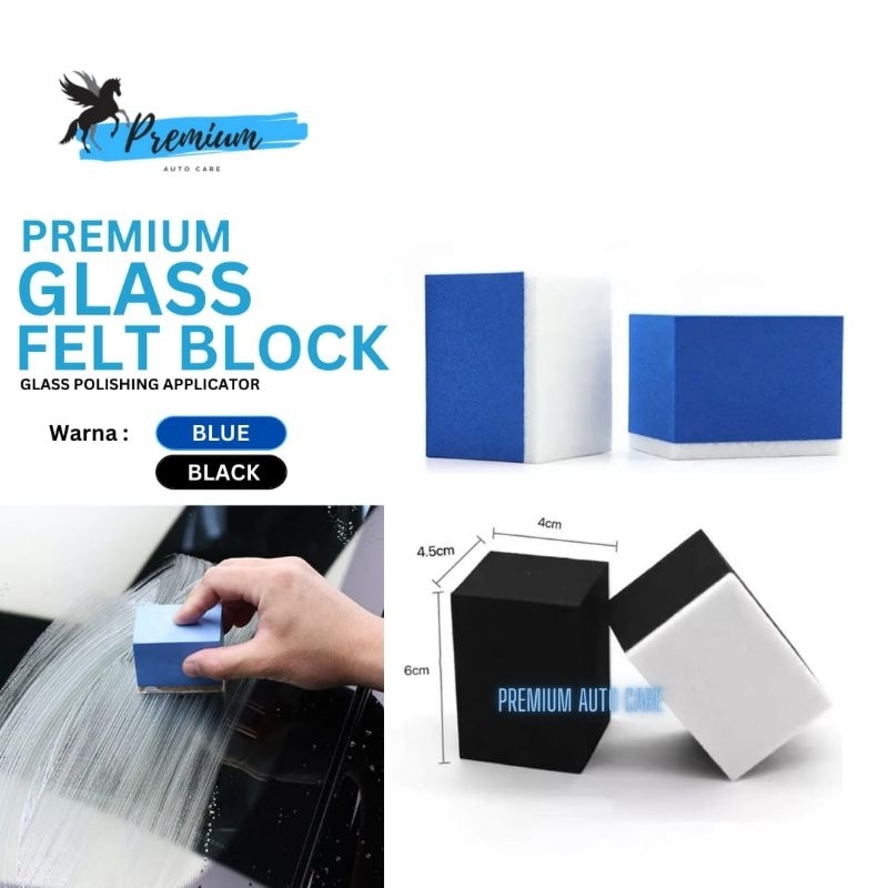 Jual GLASS POLISHING APPLICATOR FELT BLOCK / APLIKATOR POLES PENGHILANG ...