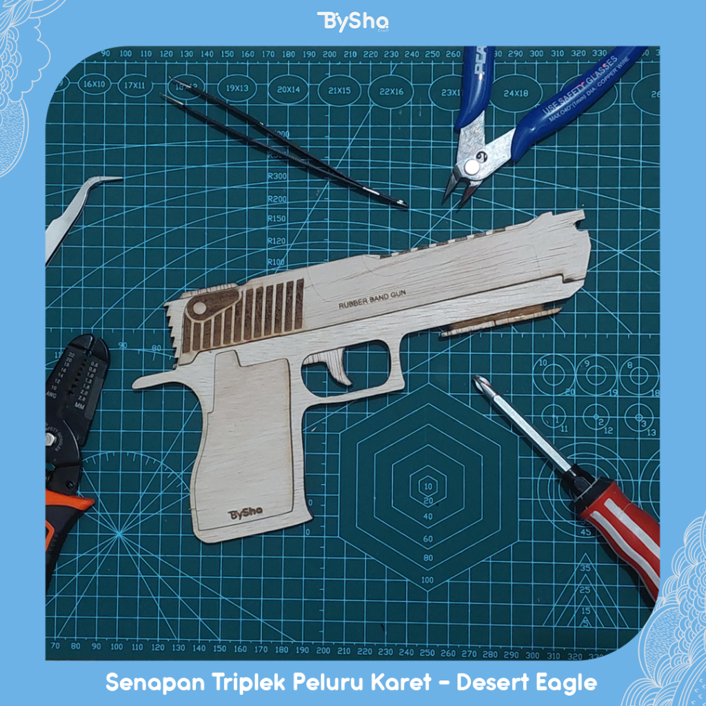 Jual Pistol Senapan Mainan Peluru Karet Model Desert Eagle | Shopee ...