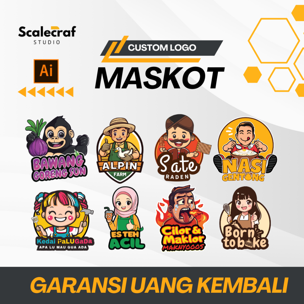 Jual Jasa Desain Logo Semua Design Olshop Makanan Fashion Usaha Toko ...