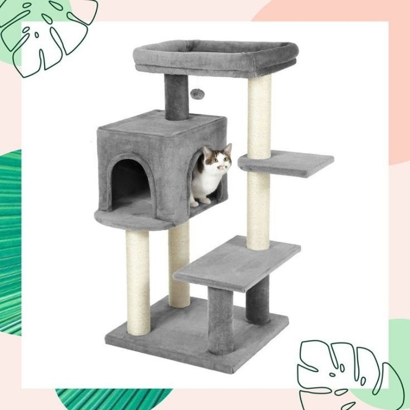Jual Cat condo premium kucing helius 3 lantai | Shopee Indonesia