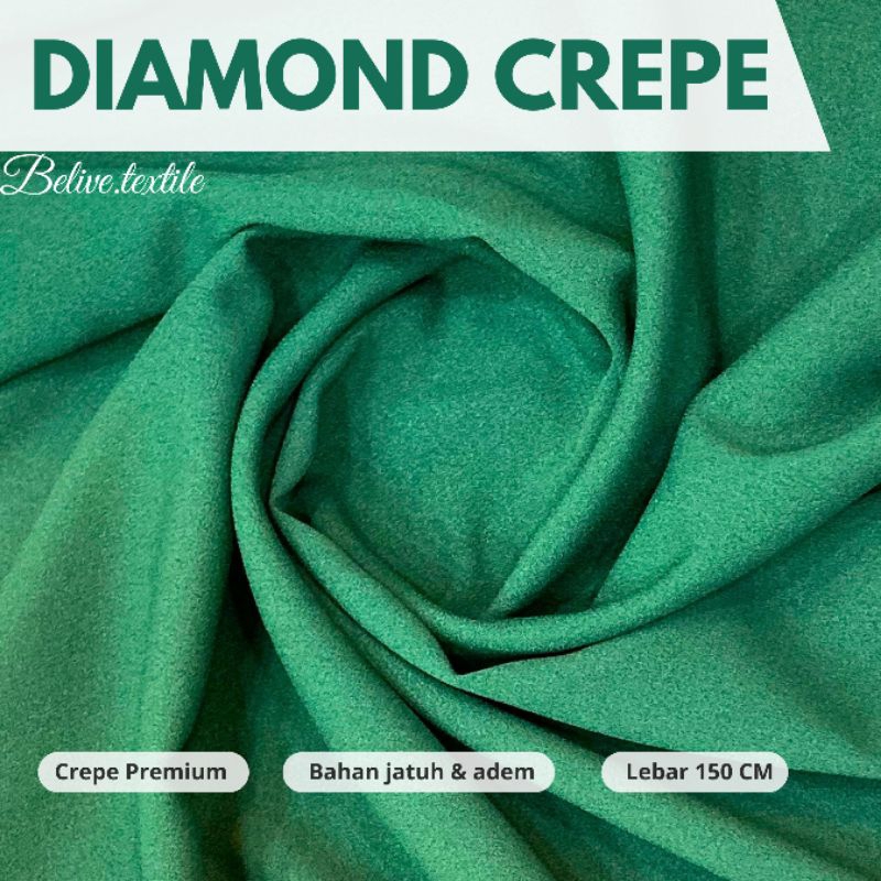 Jual KAIN DIAMOND ITALIANO GEORGETTE CREPE / CREPE DIAMOND / KAIN ...