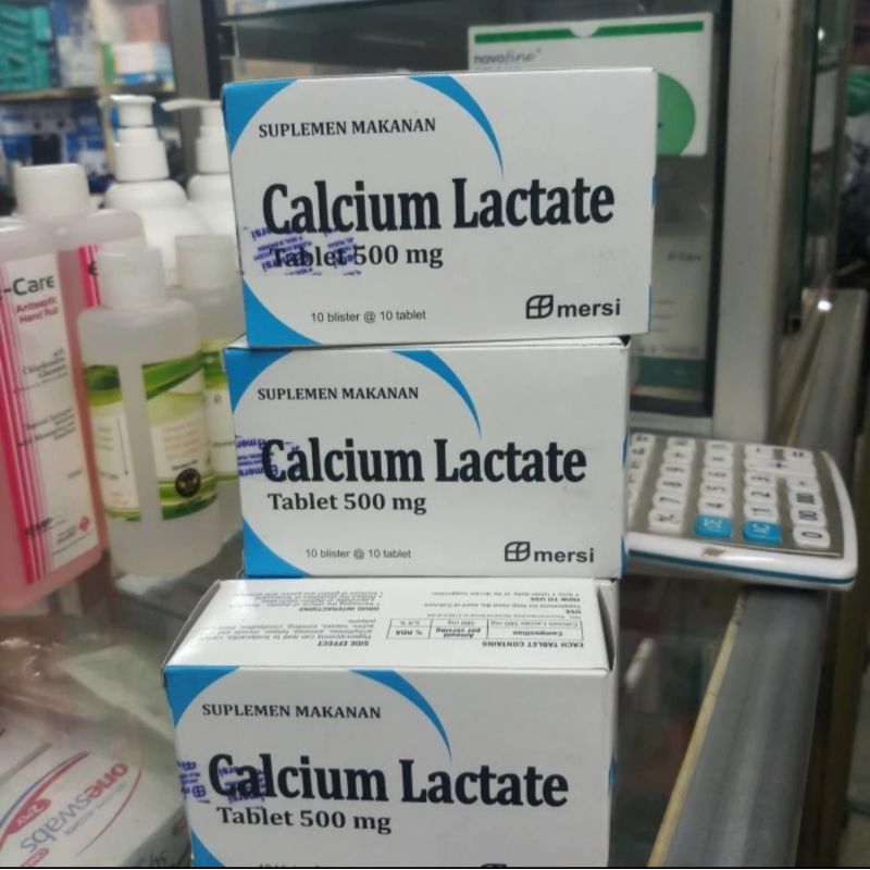 Jual Calcium Lactate tablet 500mg box | Shopee Indonesia