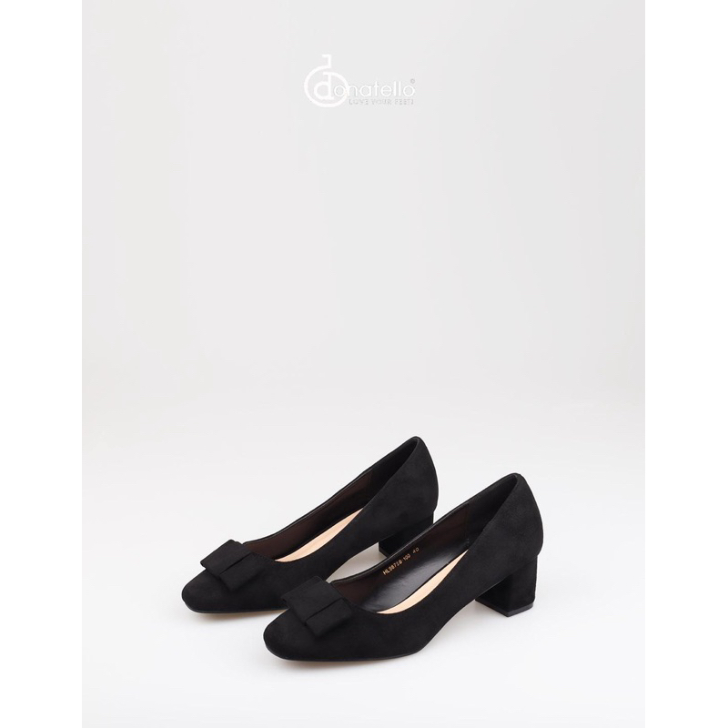 Jual DONATELLO SEPATU HEELS KERJA KANTOR SEPATU TINGGI HEEL HITAM ...