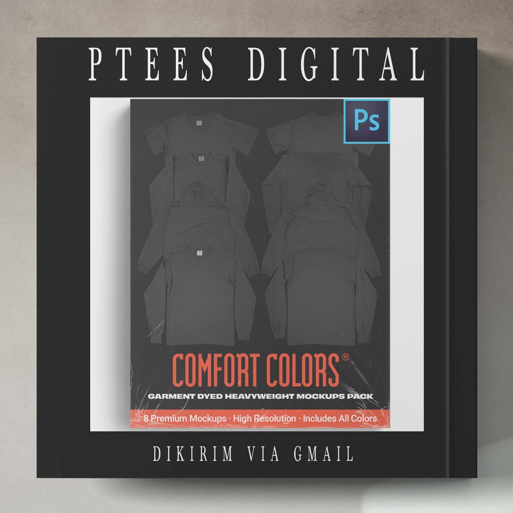 Jual PD0632 - FULLERMOE - COMFORT COLORS HEAVYWEIGHT MOCKUPS PACK VOL ...