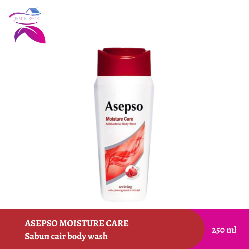 Jual Asepso Sabun Cair Body Wash Moisture Care 250 ml | Shopee Indonesia