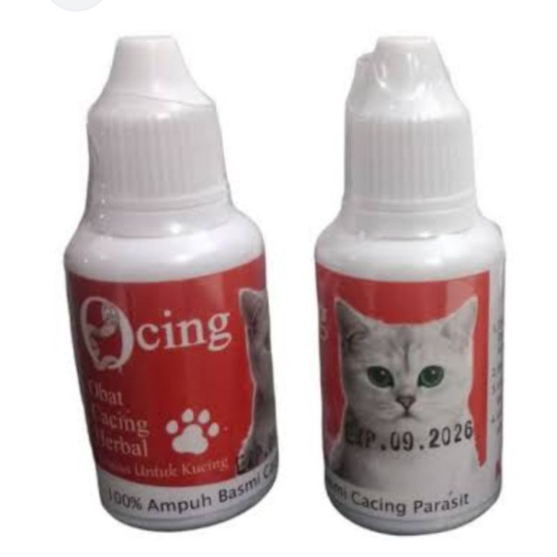 Jual Obat Cacing Herbal Kucing Obat Sakit Cacingan Infeksi Kucing 30 ML ...