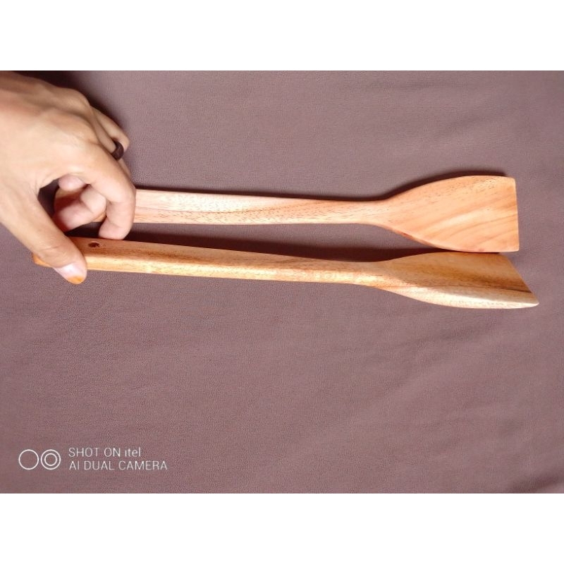Jual SOTEL KAYU (K)/SUDIP KAYU/SOTIL/SPATULA KAYU | Shopee Indonesia