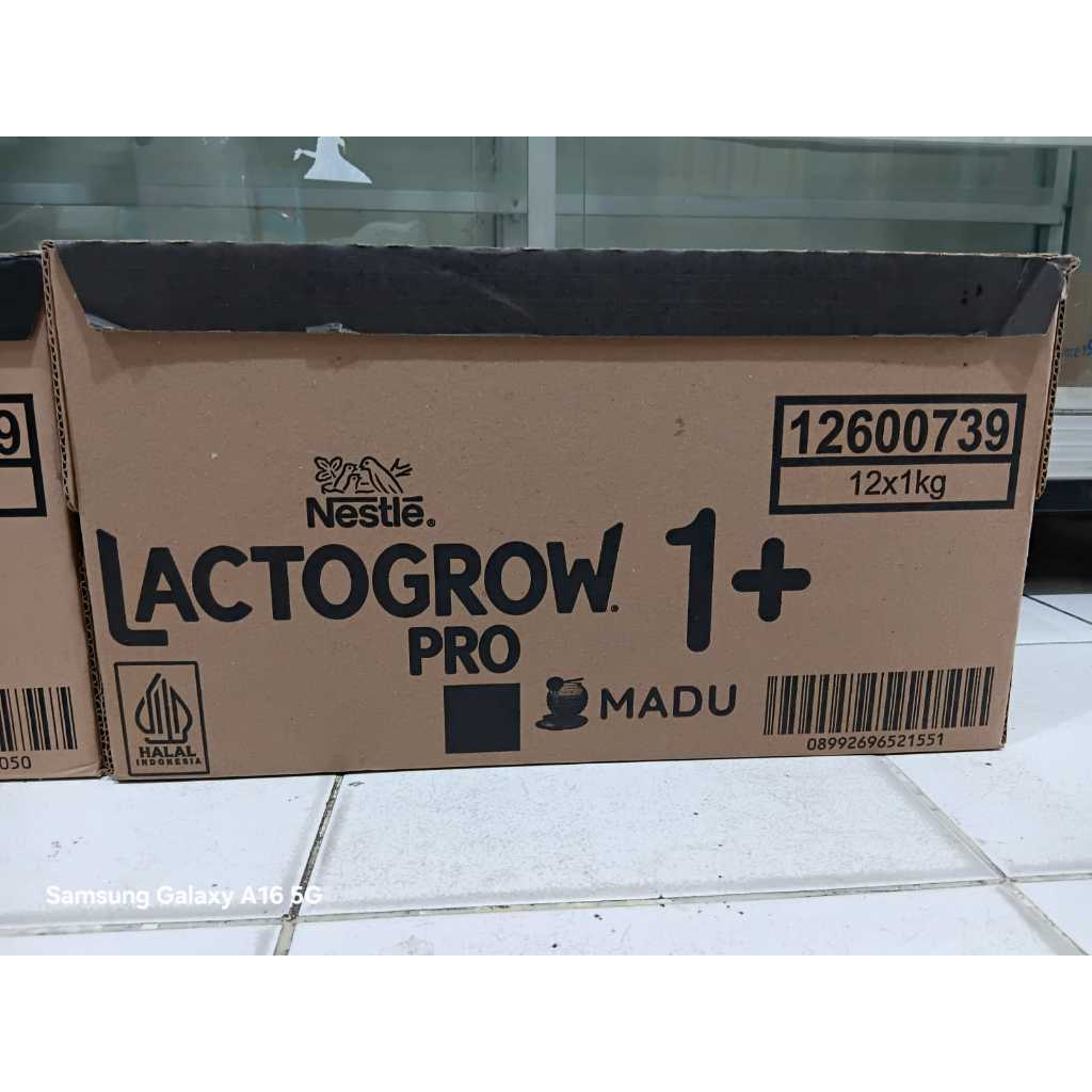 Jual Nestle LACTOGROW PRO 1+ / 3+ Madu/Vanila 1000g x 12 dus kemasan ...