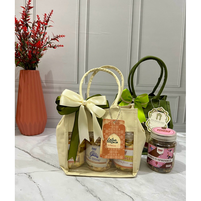 Jual Hampers 3 mini ina cookies tas kanvas | Shopee Indonesia
