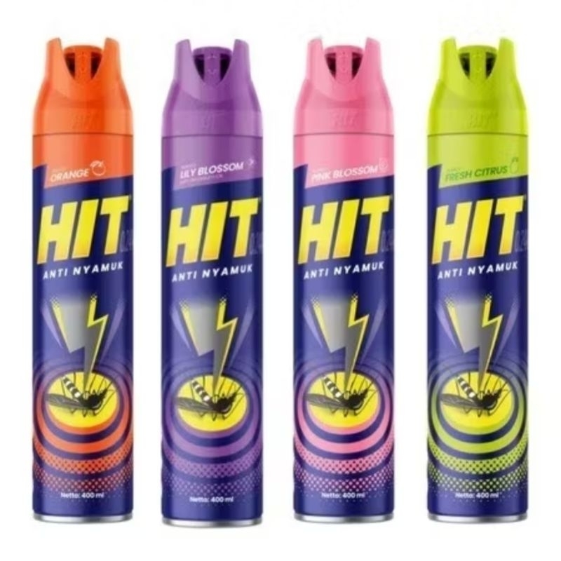 Jual Hit Aerosol Semprot Nyamuk 400ml / Hit Semprot Nyamuk 400ml All ...