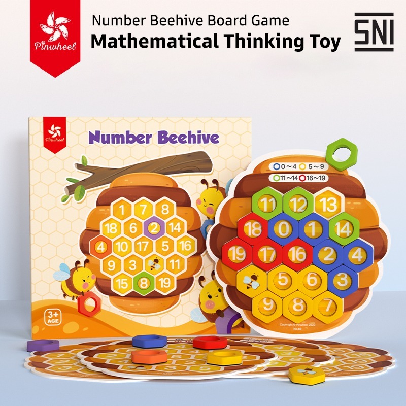 Jual Pinwheel Number Beehive Mainan Edukasi Anak | Shopee Indonesia