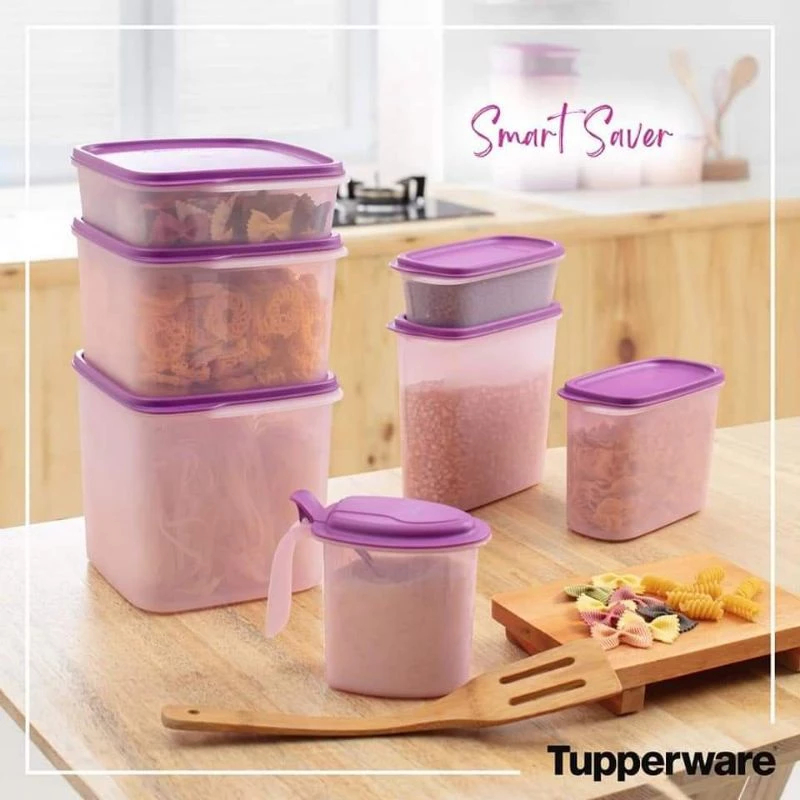 Jual TUPPERWARE SMART SAVER SQUARE / MODULAR MATES SQUARE / SMART SAVER ...