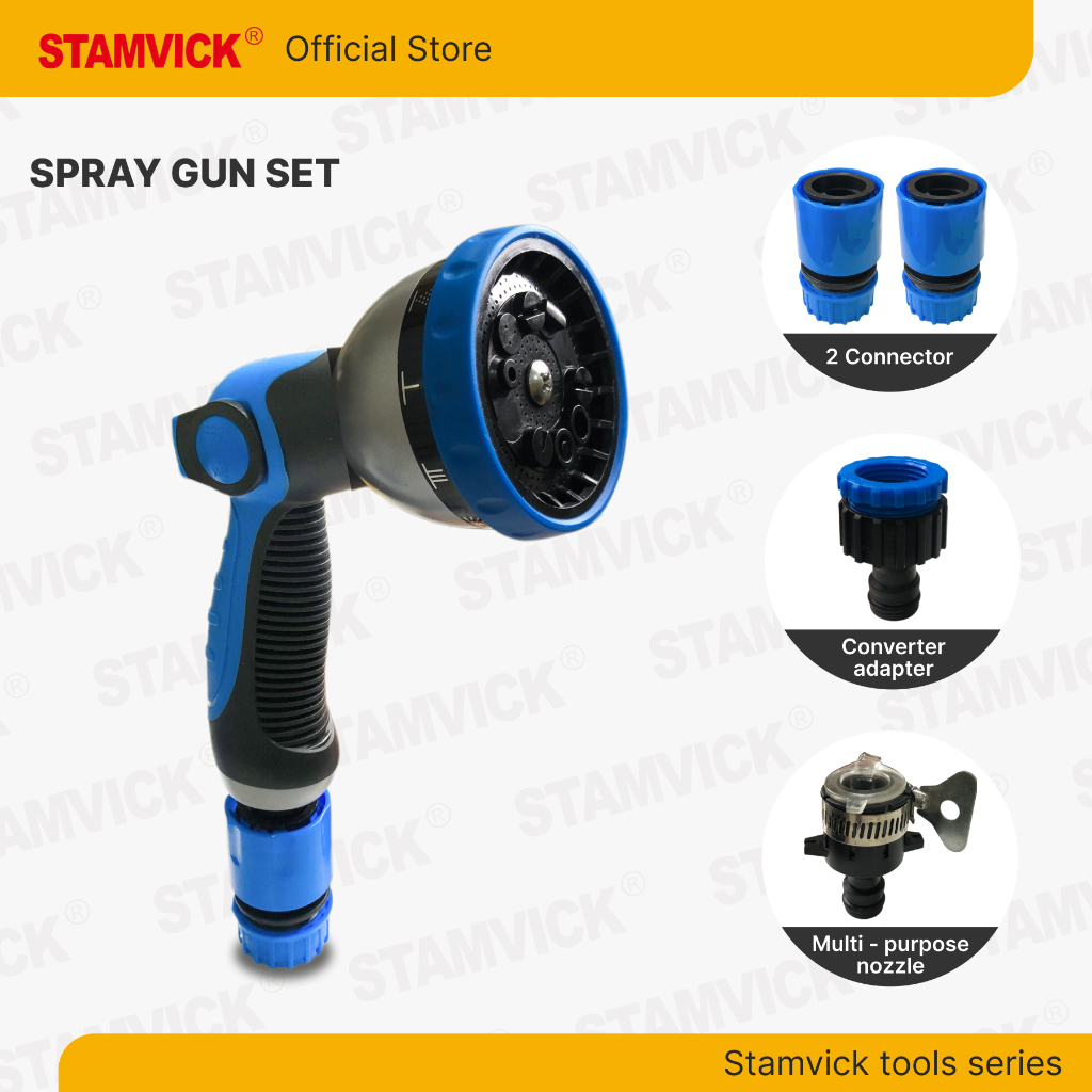 Jual Semprotan Air Set 5 in1 Sprayer Selang Air 10 Posisi Stamvick ...