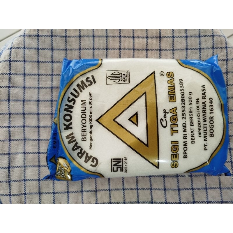 Jual Garam Yodium Segitiga Emas 500 g | Shopee Indonesia