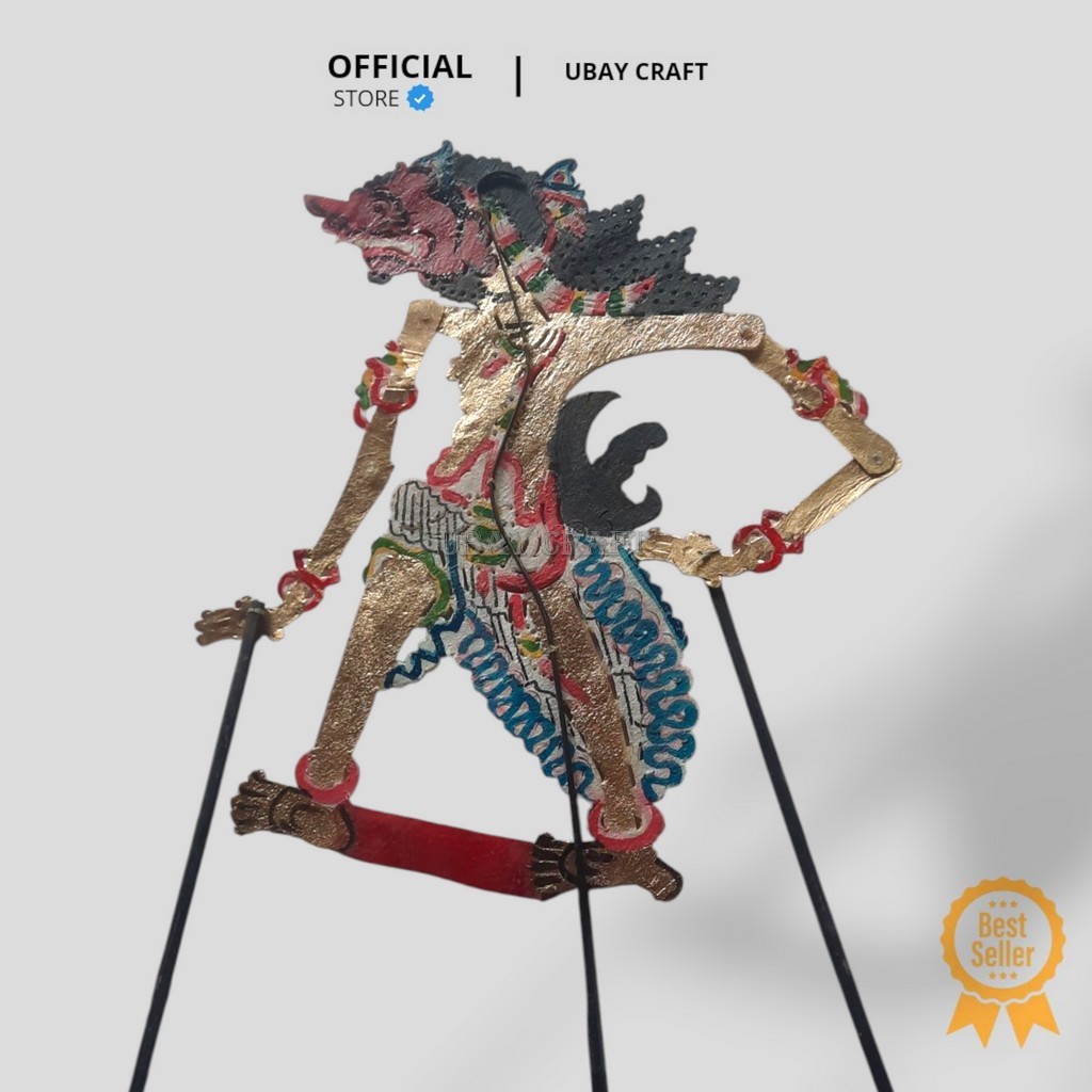Jual WAYANG KULIT SAPI TERMURAH RAJAMALA -+45 CM KULIT ASLI | Shopee ...