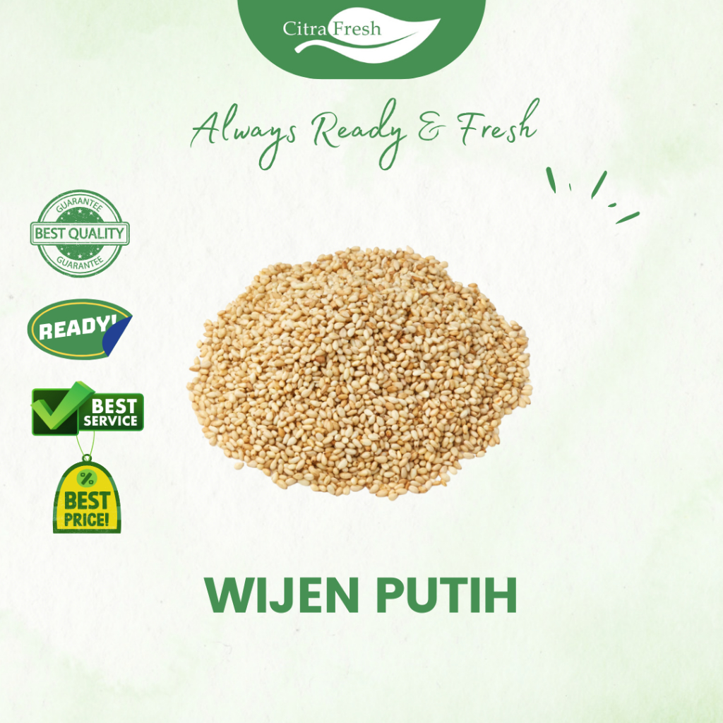 Jual CITRA FRESH Wijen Putih 250 gram - Selalu Ready dan Fresh | Shopee ...